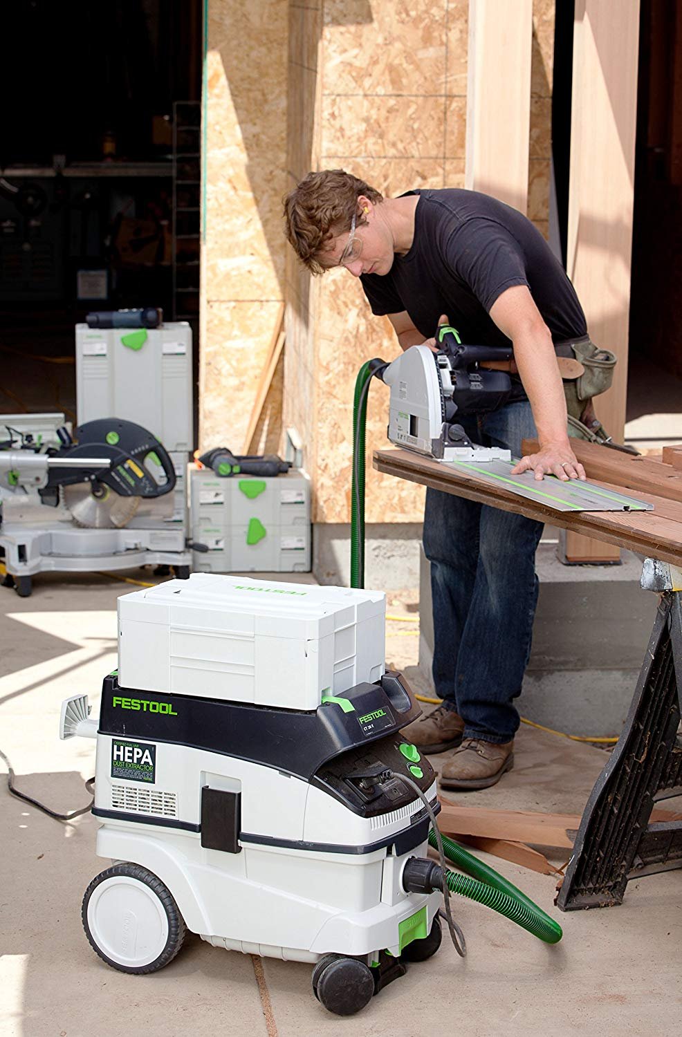 Festool 575389 ts 75 eq plunge cut track saw store